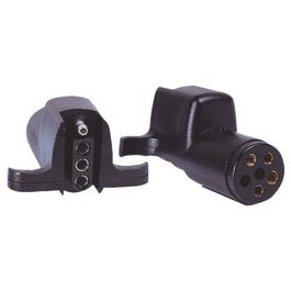 Trailer Connector Electrical Circuit Adapter, 6-Round to 4-Flat ...
